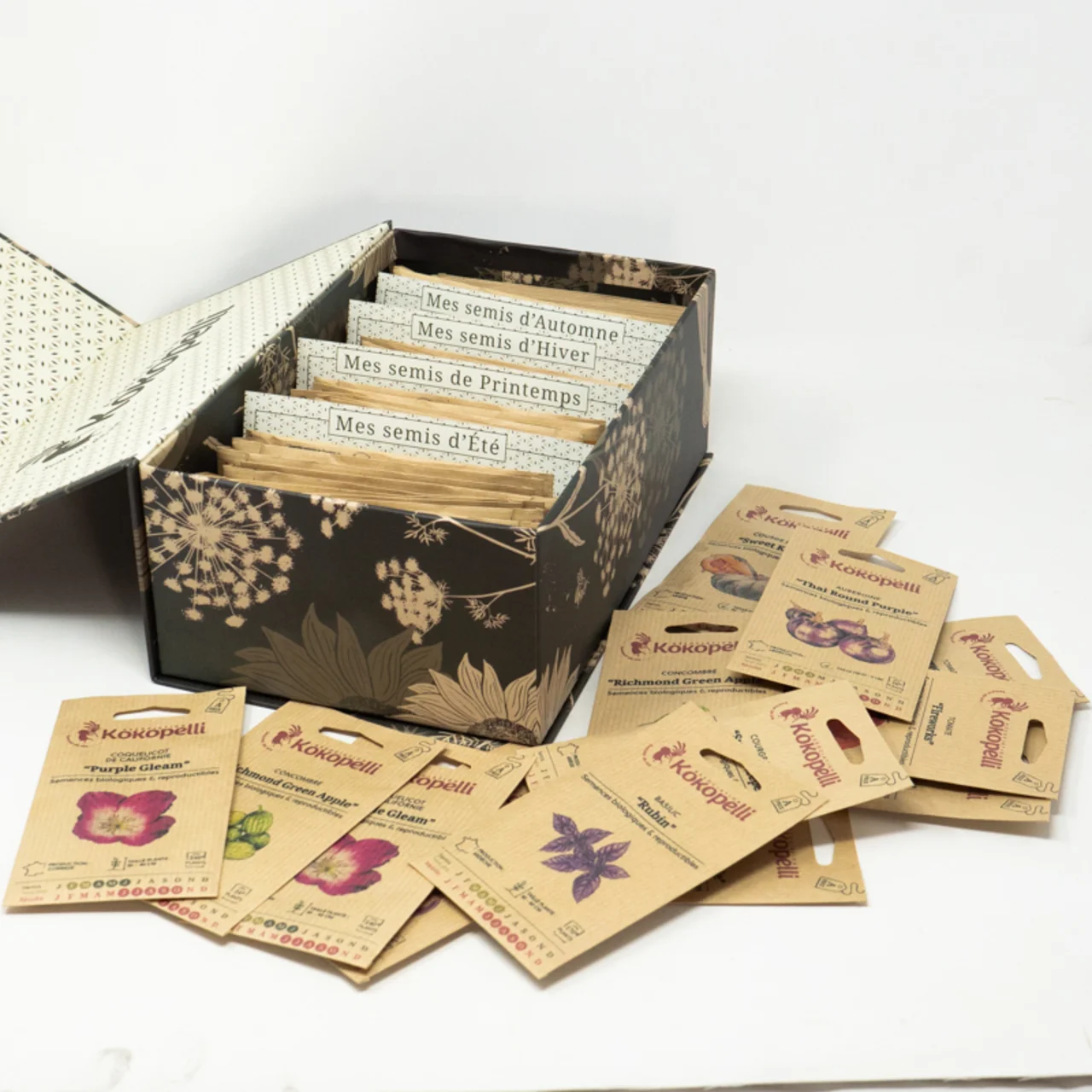 Heirloom Seed box - Old varieties Seeds boxes Organic Seeds