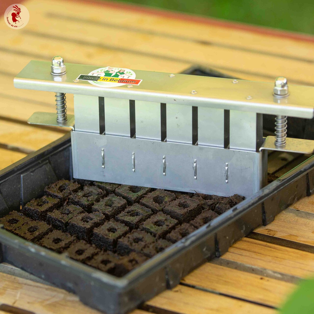 Seeding tools - 6x30x30 mm Stainless Steel Boot Press