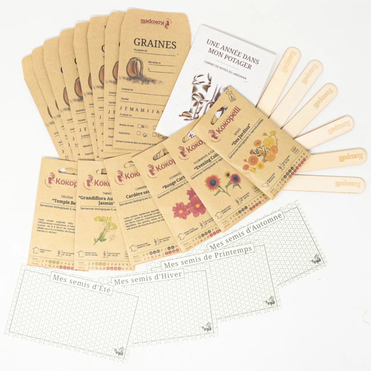 Heirloom Seed box - Flowers for biodiversity Seeds boxes Organic Seeds ...